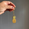 Happy Pineapple Metal Keychain – Live Long And Plant